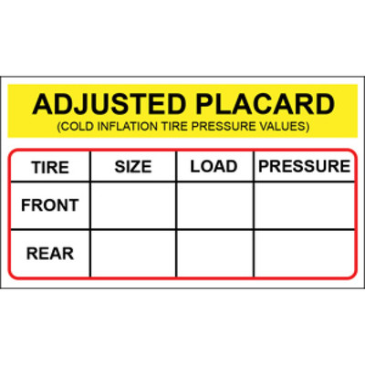 ATEQ Roll of 100 Placard Labels with Pen (PLCARD-100) | JB TOOLS