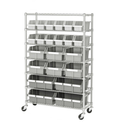 West Coast Rolling Lug Nut Bin Shelf (198-BIN RACK) | JB Tools