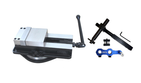 Pro-Series 6" Swivel Base Milling Vise & Accessories Set (9999-0071 ...