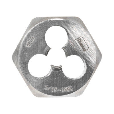 Irwin 6527 5/16-18 nc-hcs matriz hexagonal 1" plana | JB Tools