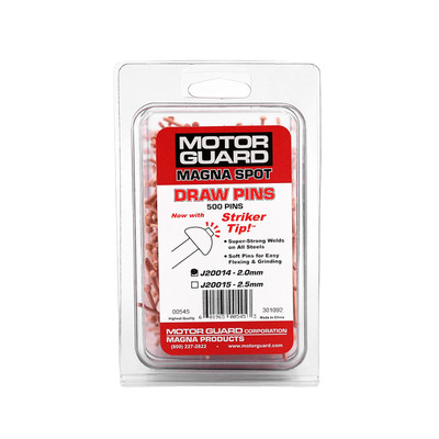 Motor Guard 2.0mm Draw Pins, 500-Pack (20014) | JB Tools