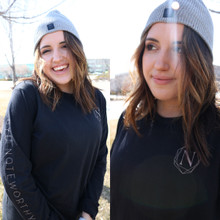 BYU Noteworthy Black 'N' Long Sleeve T-shirt - BYU Music Store
