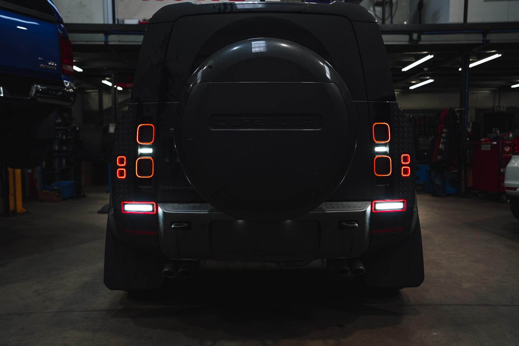 New Land Rover Defender Rear Reverse Light Upgrade Kit Red