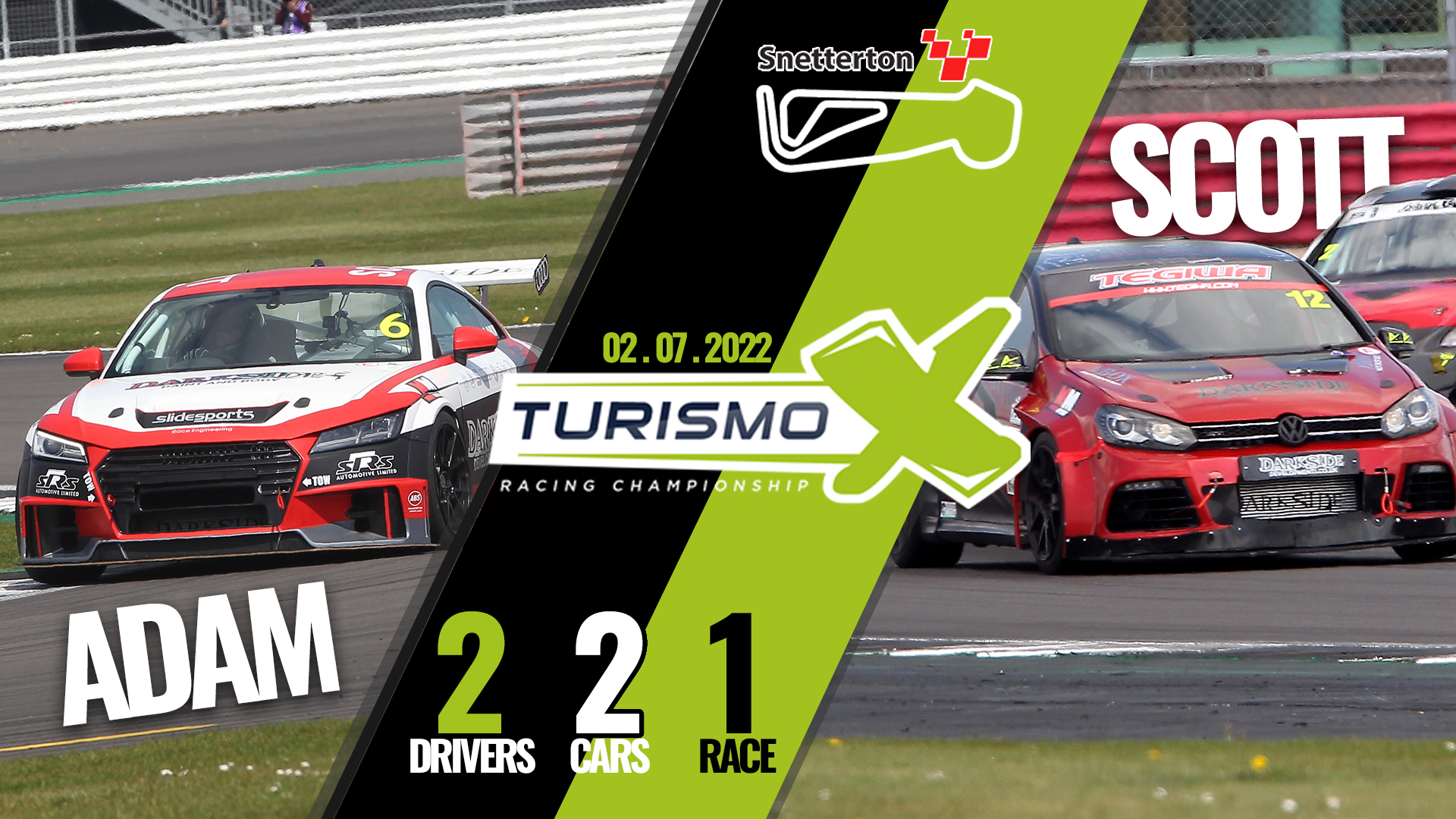 Snetterton 300 - MSVT Racing Turismo-X - 2nd July 2022 - Darkside Developments