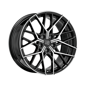 MSW MSW 74 GLOSS BLACK FULL POLISHED - 18x8 - 5x112 - CB: 73 - ET35 ...