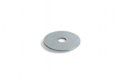 M10 x 34mm Steel Washer - 3mm Thick BZP (Bright Zinc Plated)