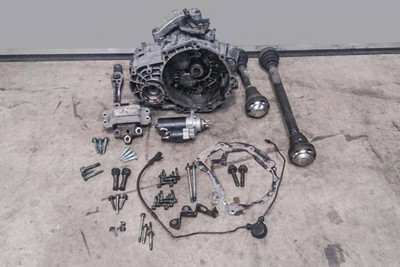 02J-B 5 Speed to 02Q 6 Speed Gearbox Conversion for VAG Golf Mk5 / Mk6 ...