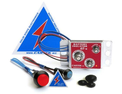 Cartek GT Electronic Battery Master Switch / Isolator - Red Kill Button