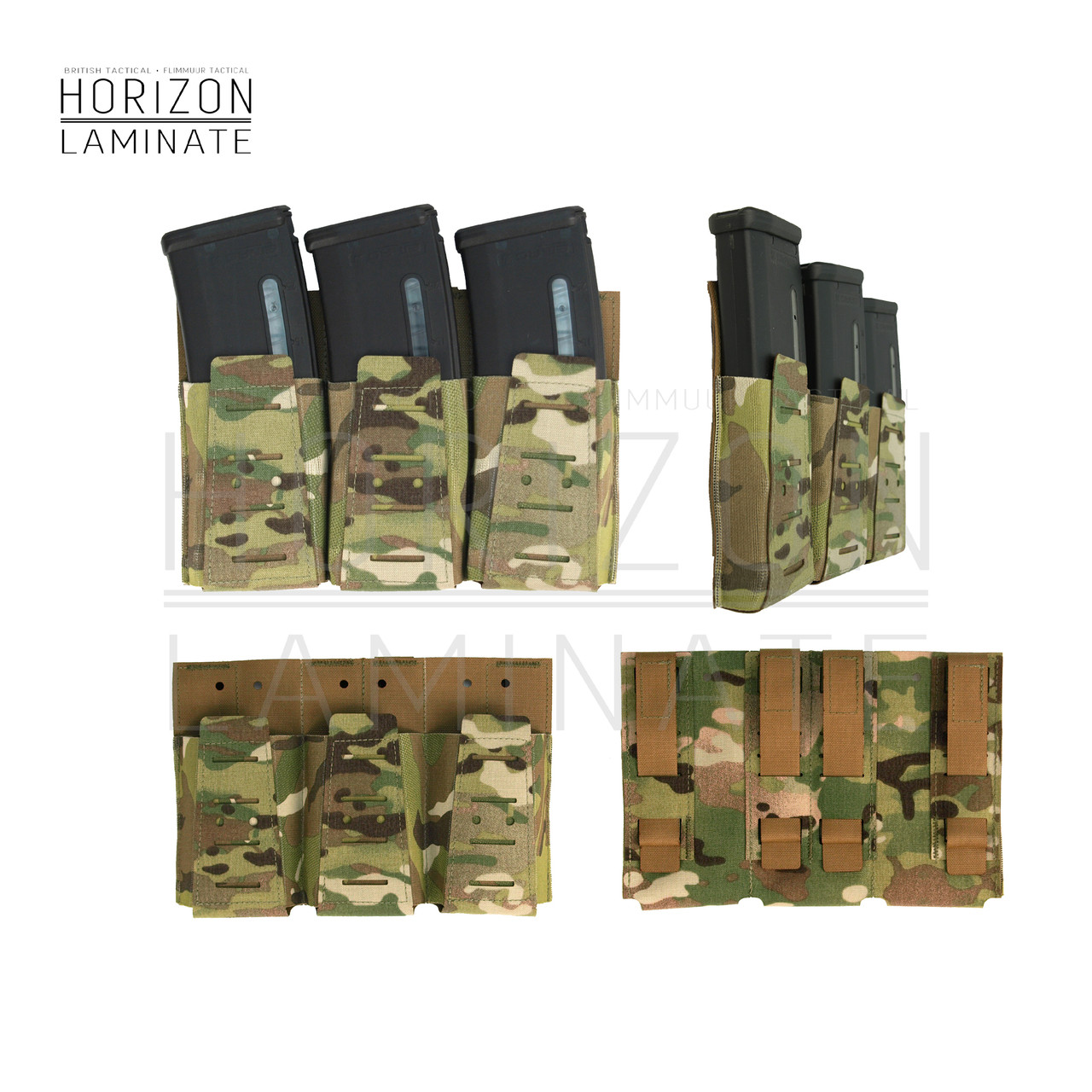 Laminate Elastic 5.56 Magazine Pouch, Single/Double/Triple - British ...