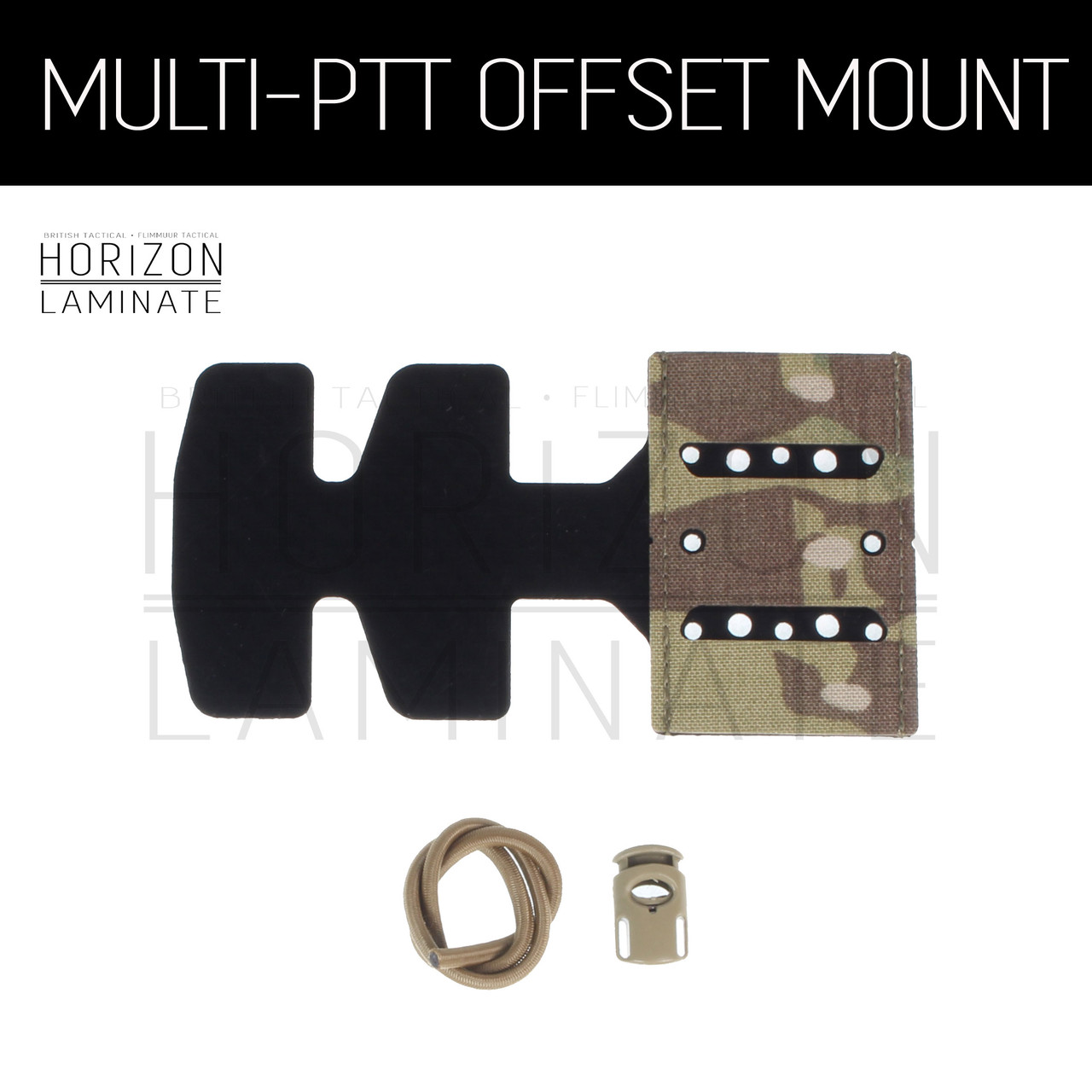 Multi-PTT Offset Mount - British Tactical