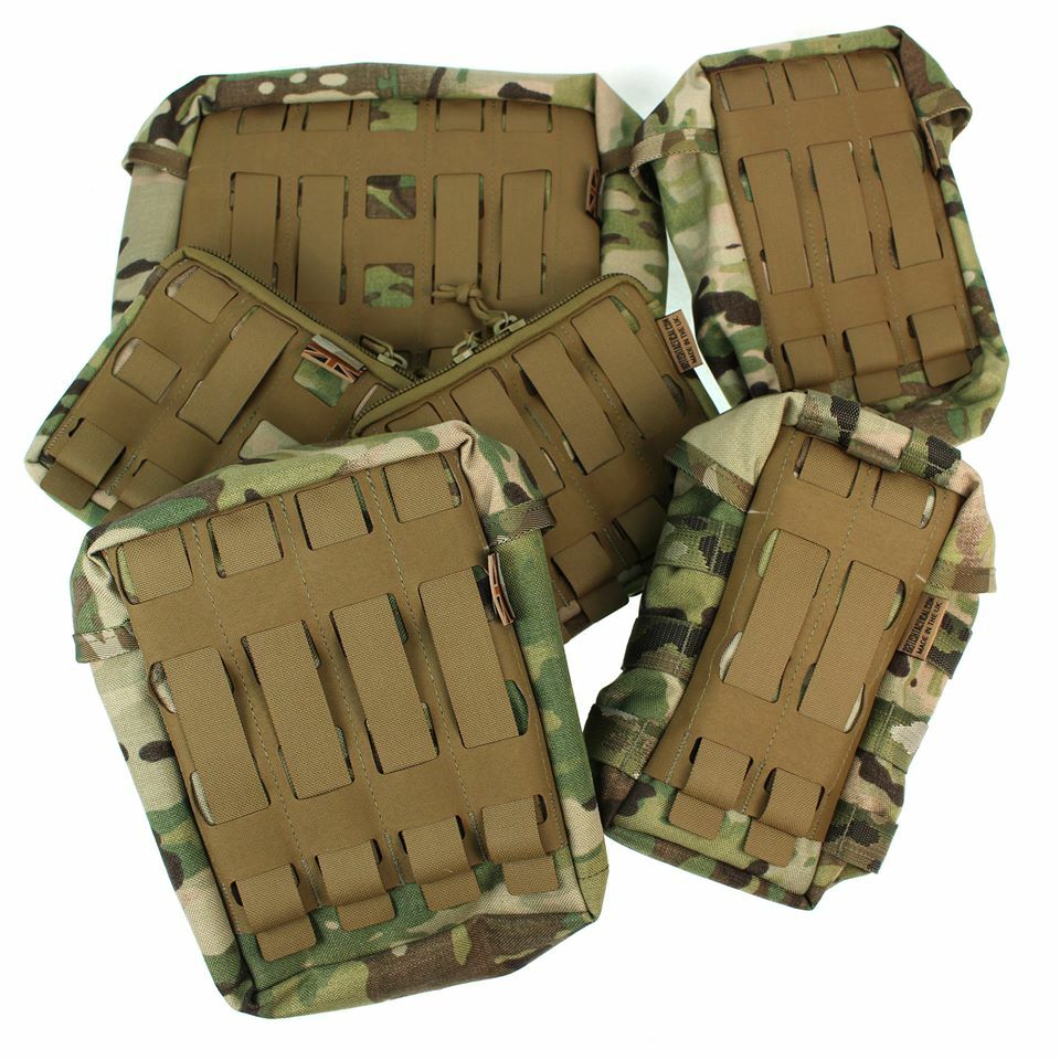 Elastic 4 Cyalumes Small Utility Pouch - British Tactical