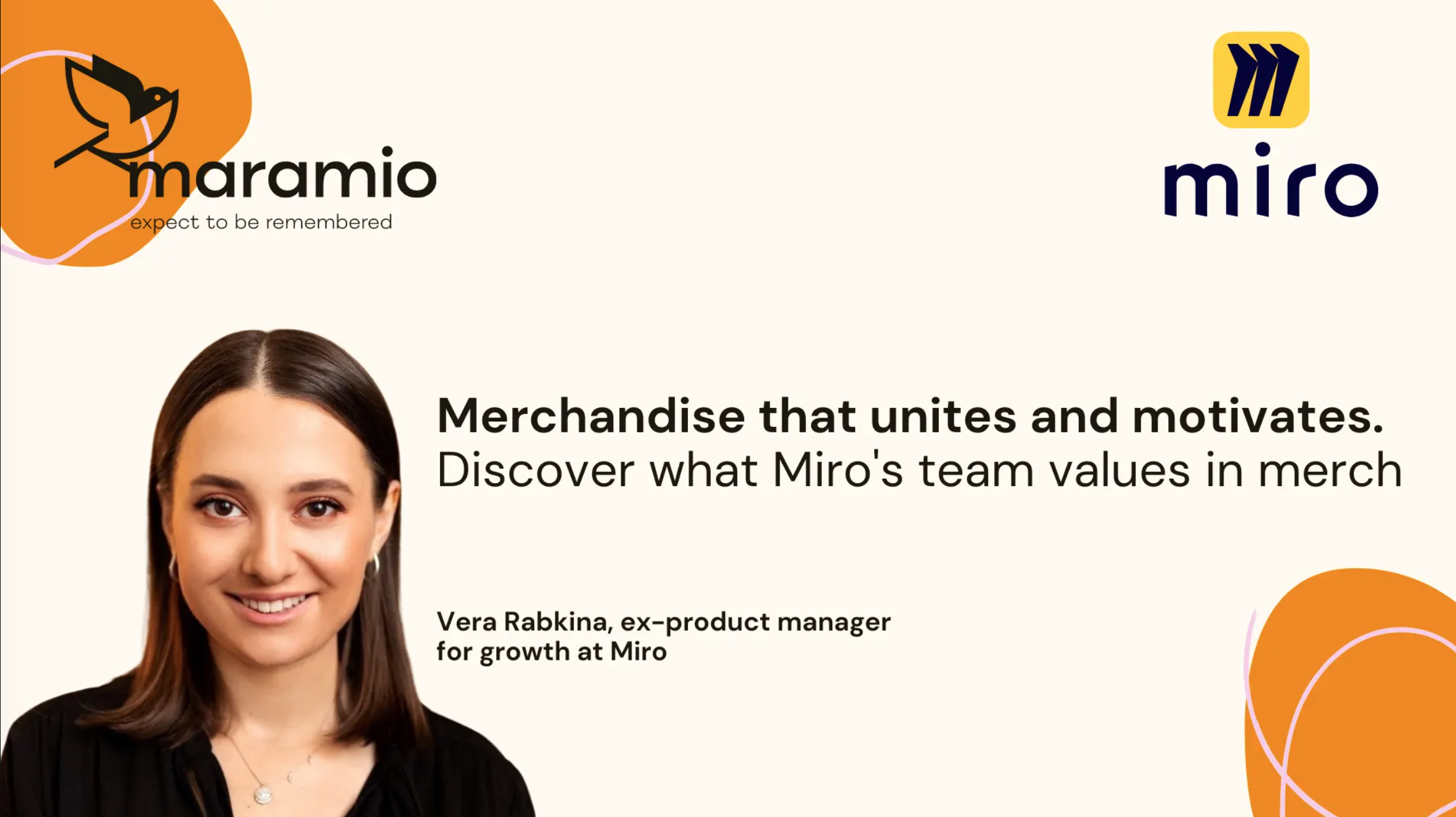 Merchandise that unites and motivates. Discover what Miro's team values ...