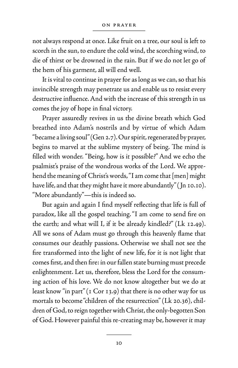 On Prayer – Reflections of a Modern Saint (2nd Edition) | SVS Press