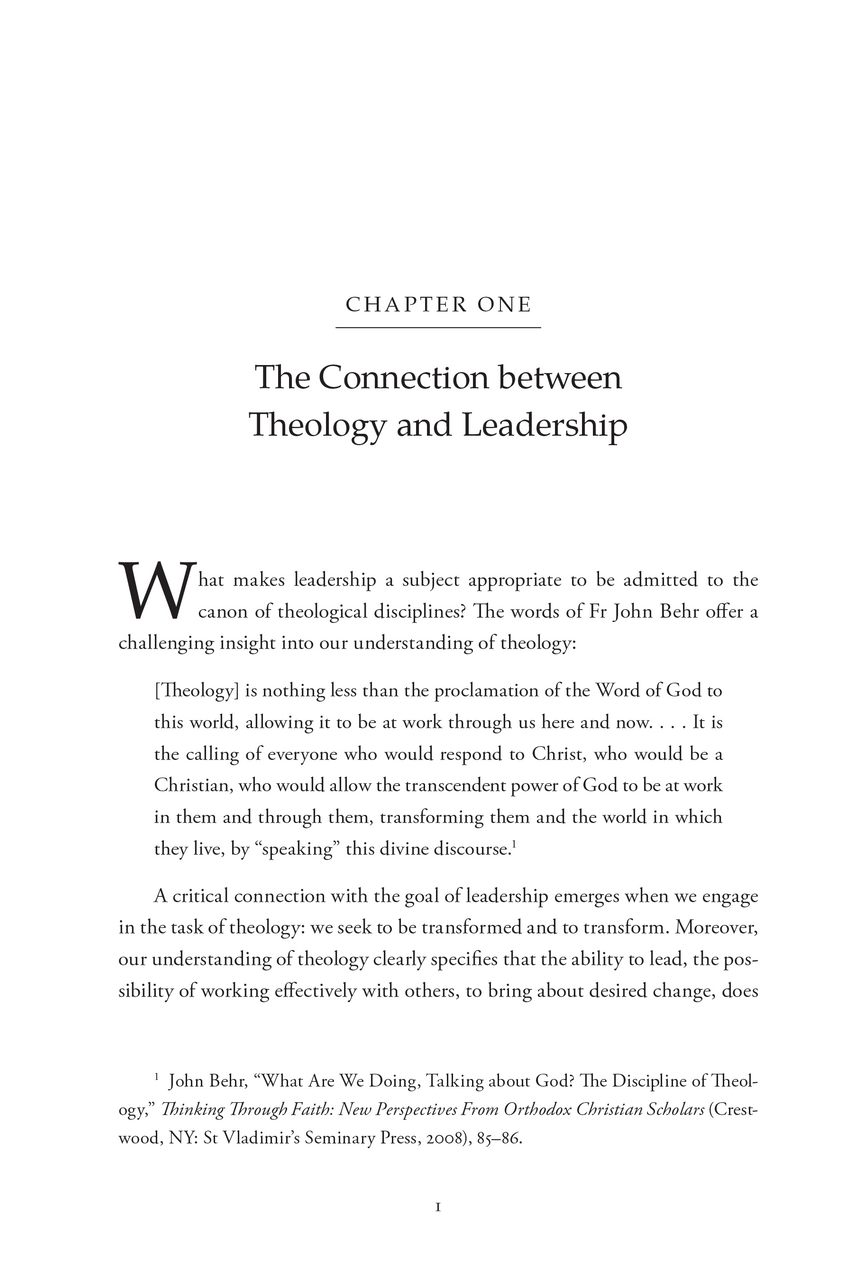 The Theology of Leadership: Servant, Sacrifice, Shepherd, Leader