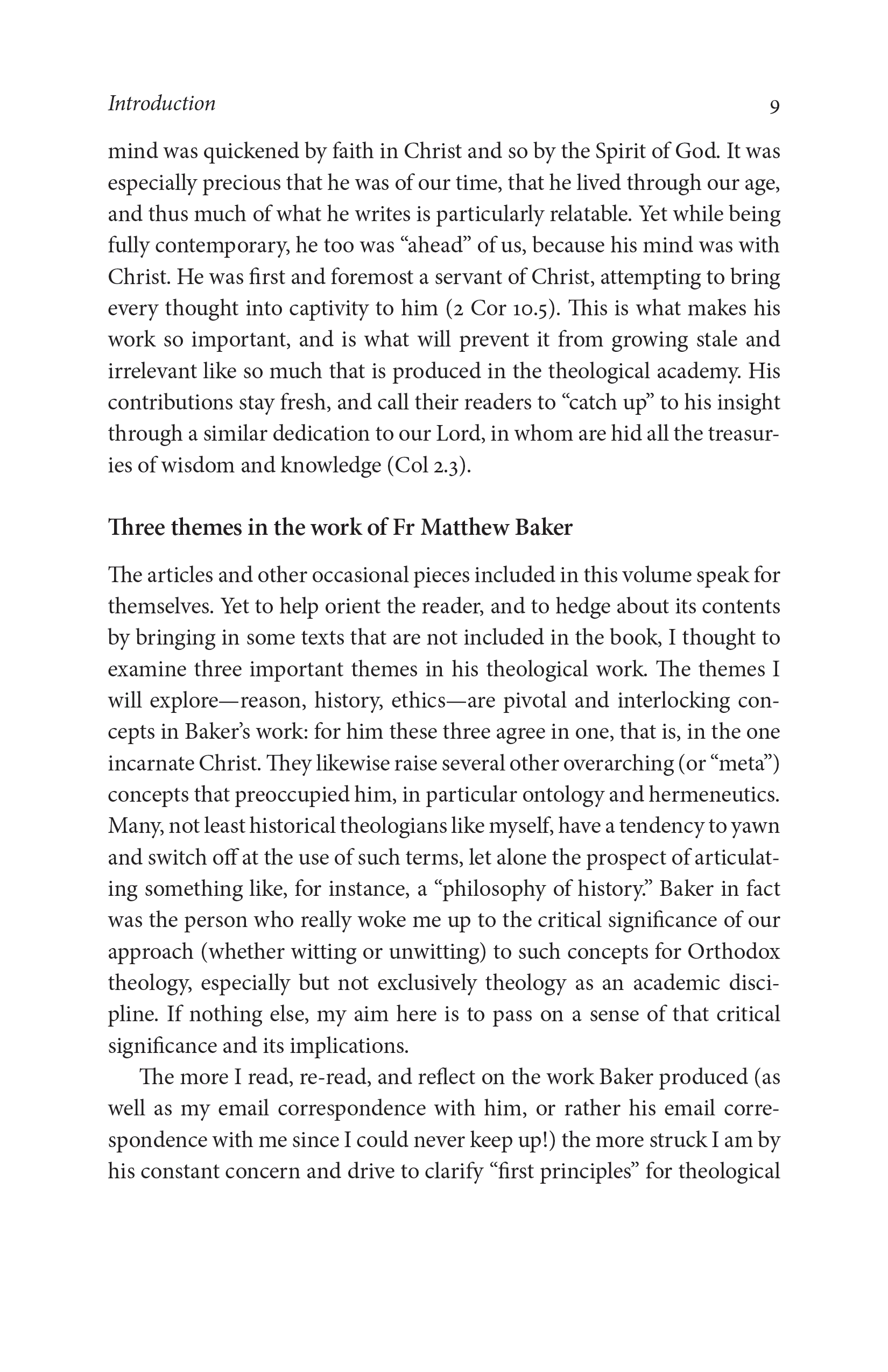 Faith Seeking Understanding