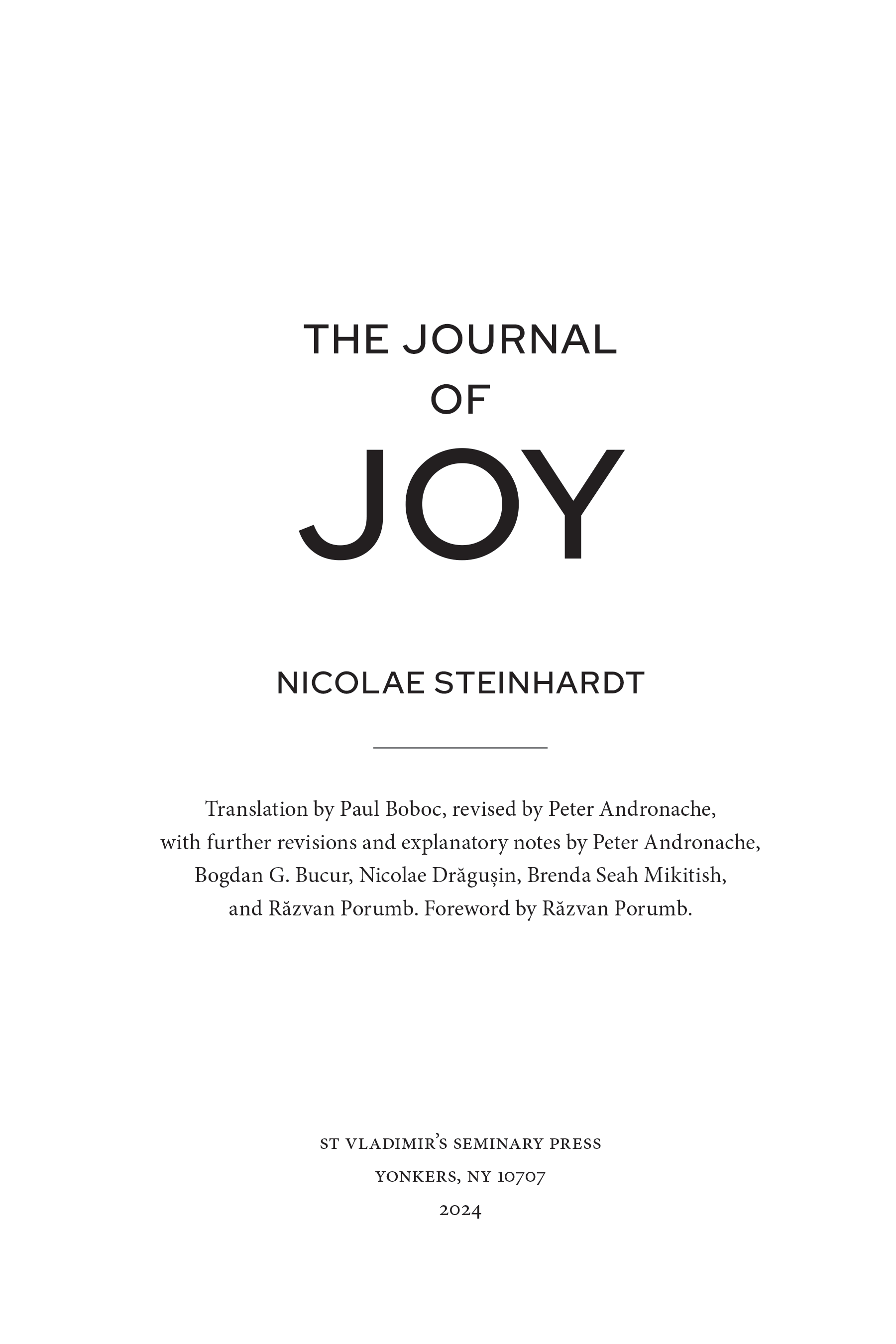 The Journal of Joy