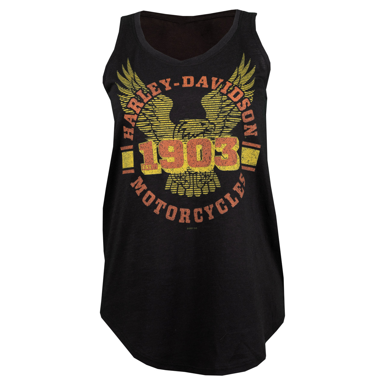 Sturgis Harley-Davidson® Women's University Black Tank Top - Sturgis ...