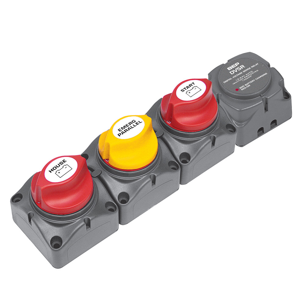 BEP Horizontal Battery Distribution Cluster f/Single Engine w/Two ...