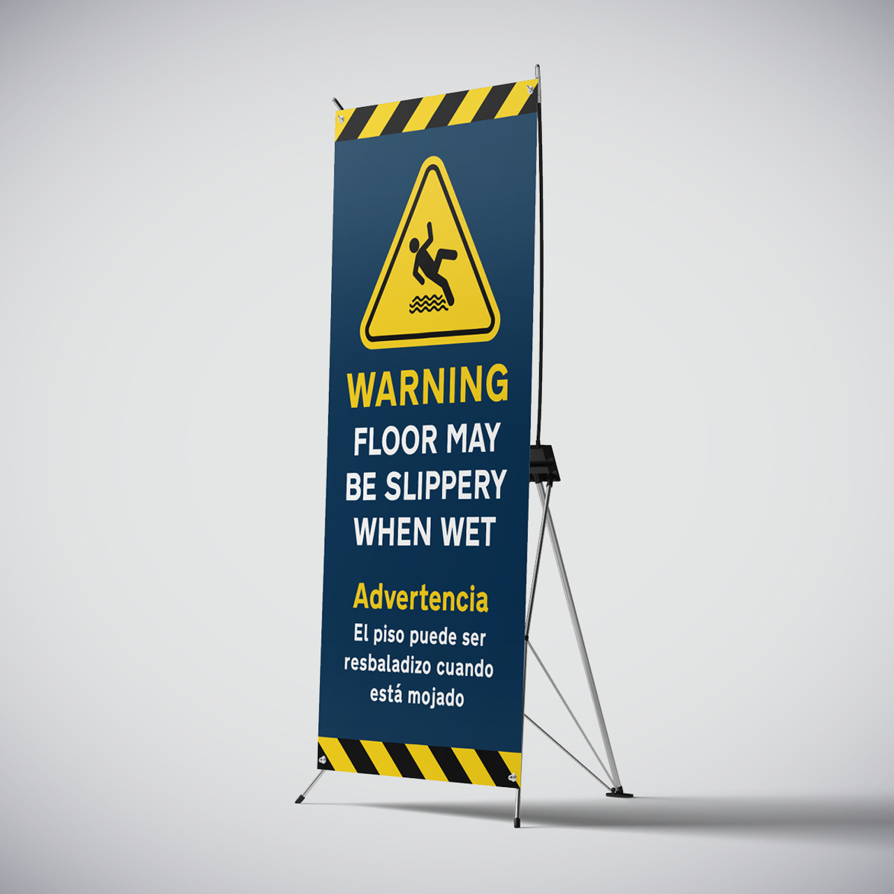 X Frame Banner Stand With Graphic Laundromat Signs x-frame-banner-stand-with-graphic-laundromat-signs