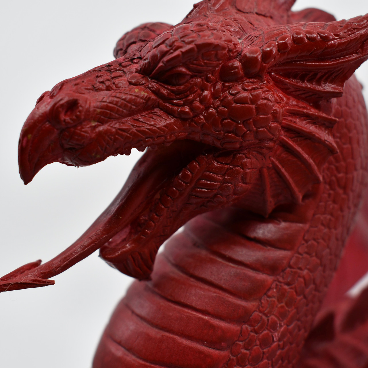 Y Ddraig Goch (The Red Dragon of Wales) - Hand cast Statue - Got Deity