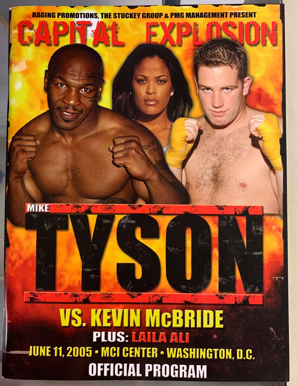 Mike Tyson vs. Kevin McBride On-Site Boxing Program 2005 with Folded ...