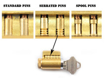 Brass Five Pin Cut Away Locks - Hard Case Survival LLC