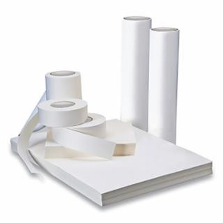 WATER SOLUBLE PAPER, WHITE, 15-1/2 IN X 165 FT X 0.0035 IN