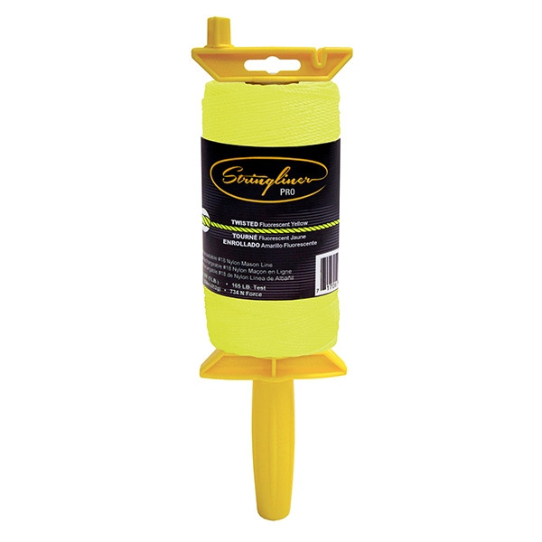 STRINGLINER PRO MASON'S LINE REEL, TWISTED #18 NYLON TWINE, 1,080 FT ...