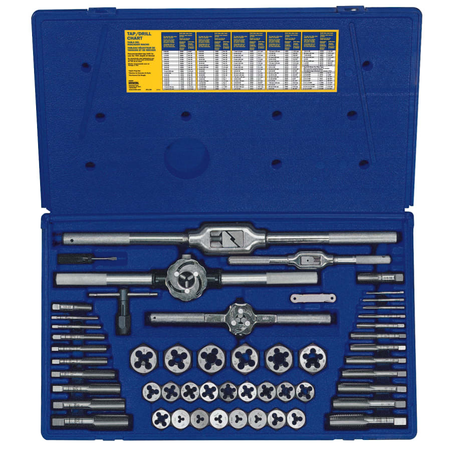 53-PC METRIC TAP & HEX DIE SET