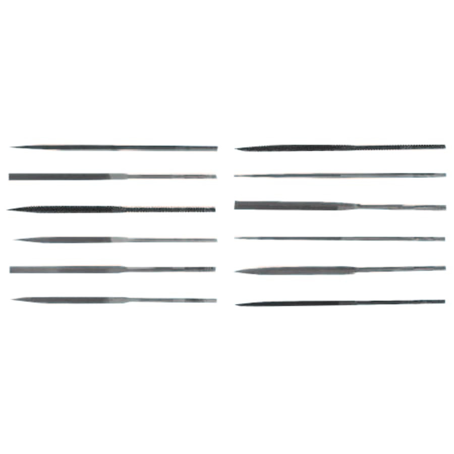 SWISS PATTERN THREE-SQUARE NEEDLE FILE, 4 IN, 2 CUT