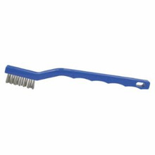 SMALL HAND SCRATCH BRUSH, 7-1/2 IN, 3 X 7 ROWS, STAINLESS STEEL WIRE ...