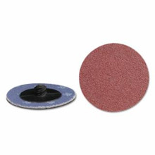 QUICK CHANGE 2-PLY DISC, ALUMINUM OXIDE, 2 IN DIA, 36 GRIT