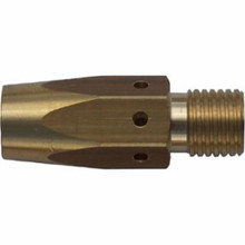 GAS DIFFUSER, BRASS, FOR MILLER STYLE M25/25M, M40/40AL MIG GUNS