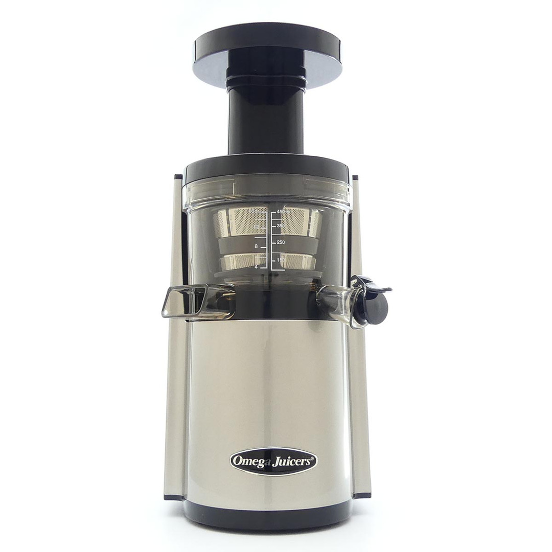 Omega VERT VSJ843RS Slow Juicer in Silver with Citrus Attachment ...