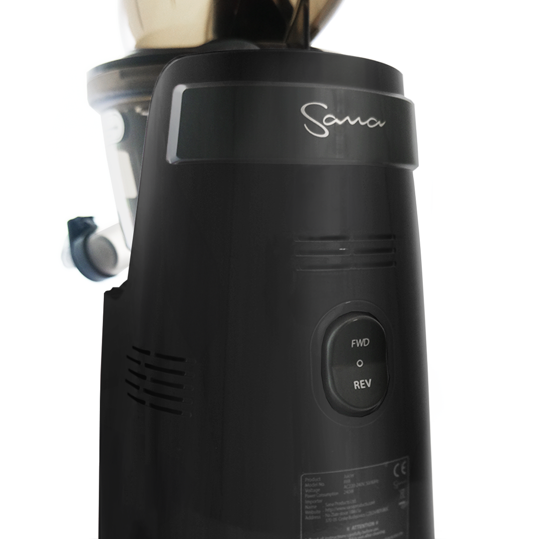 Sana 868 Wide Feed Vertical Juicer in Black | Juicers.ie