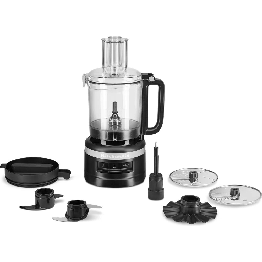 KitchenAid 2.1l Compact Food Processor In Matte Black | Juicers.ie