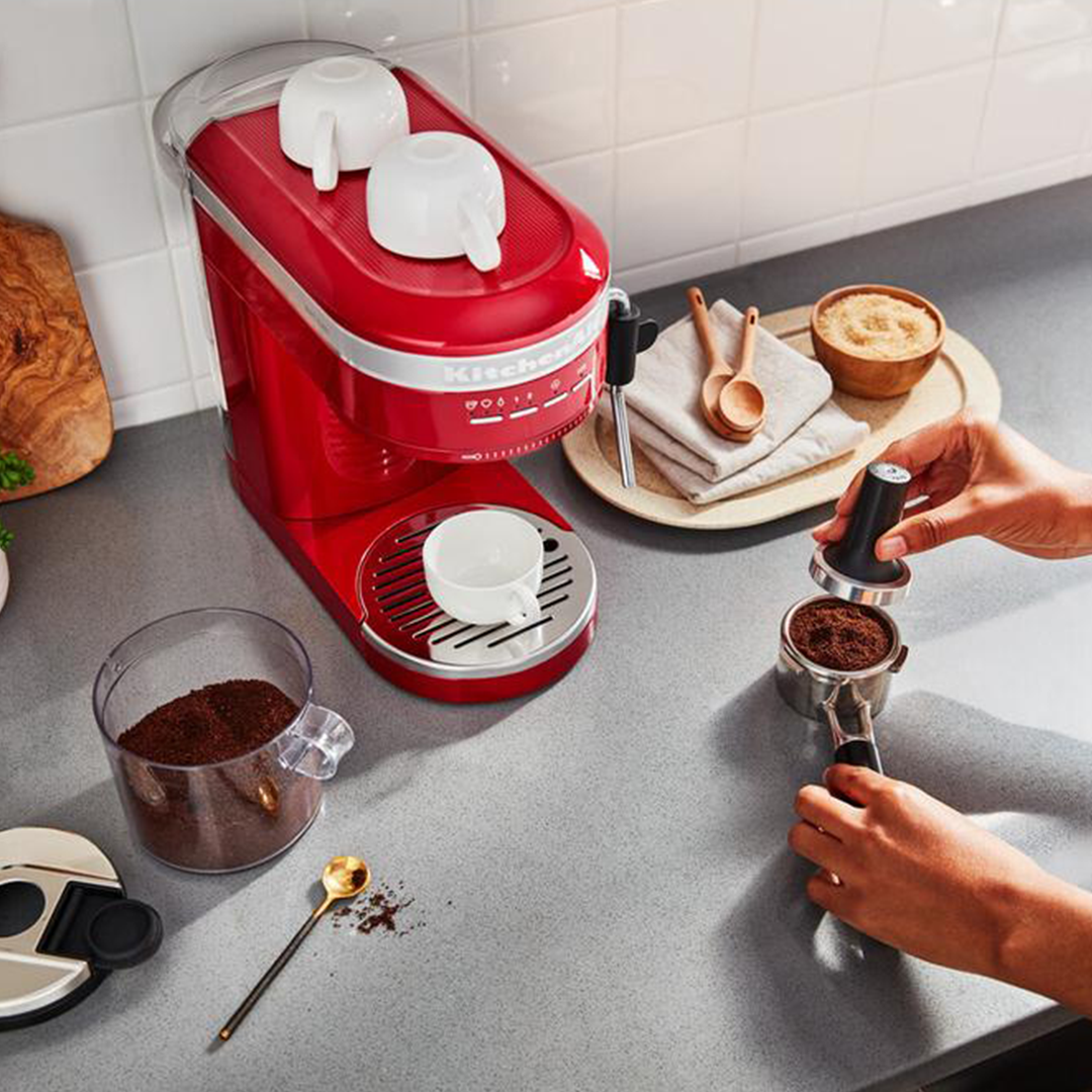 KitchenAid Artisan Midline Espresso Machine in Candy Apple ...