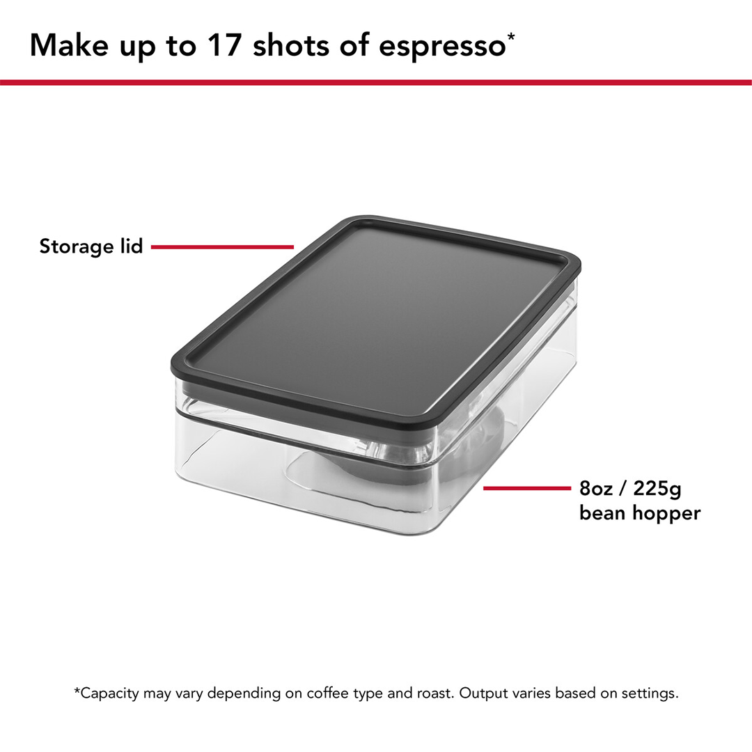 KitchenAid Semi-Automatic Espresso Machine Removable Bean Hopper with ...