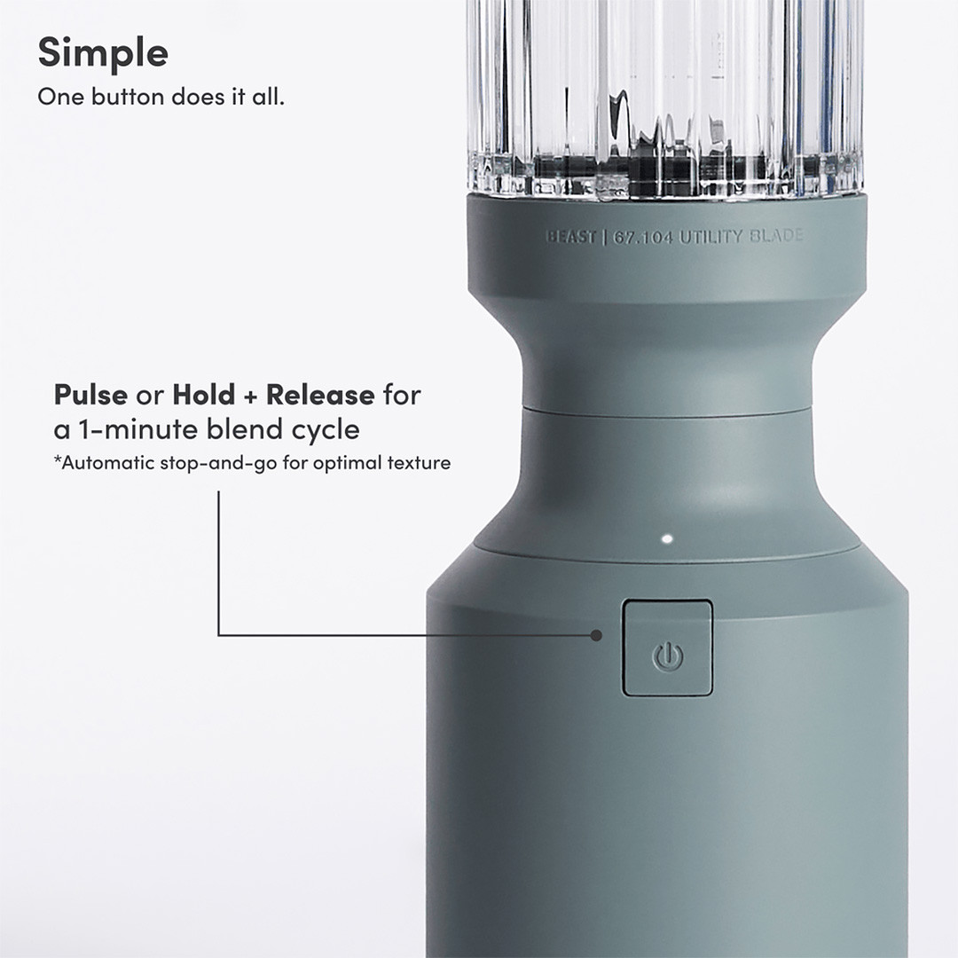 Beast Mighty Blender 850 Plus in Mist | Juicers.ie