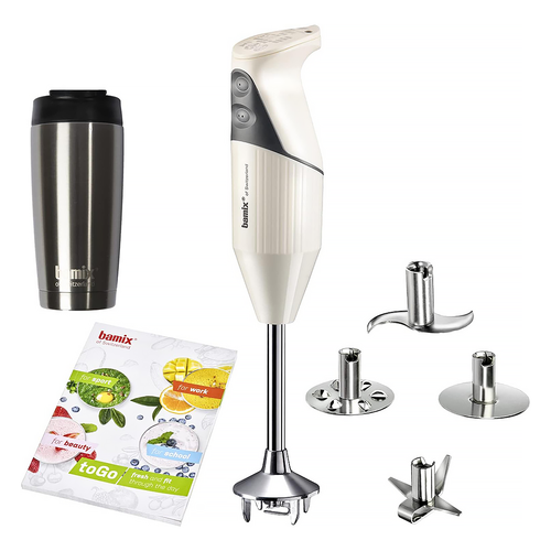 Bamix toGo M200 4-Blade Hand Blender in Ivory | Juicers.ie