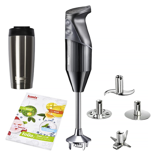 Bamix toGo M200 4-Blade Hand Blender in Black | Juicers.ie