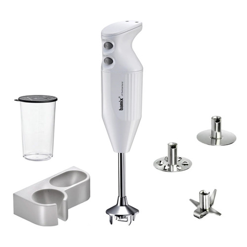 Bamix Mono M200 3-Blade Hand Blender in White | Juicers.ie