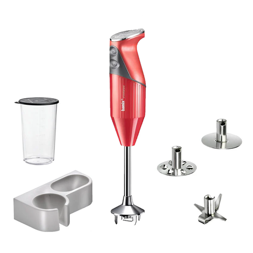 Bamix Mono M200 3-Blade Hand Blender in Red | Juicers.ie