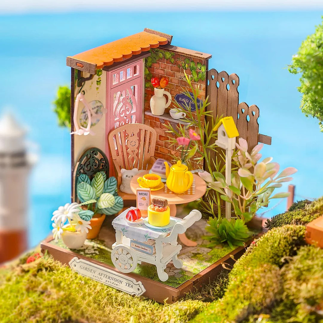 Rolife Fancy Tea Yard DIY Miniature House