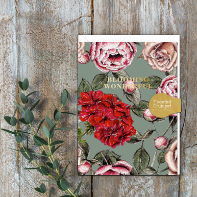 Small Card CONG- Blooming Wonderful (Unbagged) - McMillan Cards & Paper