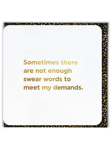 Not Enough Swear Words - McMillan Cards & Paper