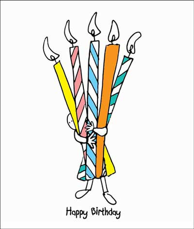HB- Giant Candles For You - McMillan Cards & Paper
