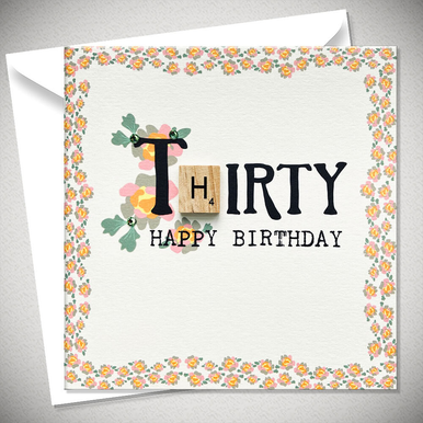 Scrabble Finish HB- Thirty (30th) - McMillan Cards & Paper
