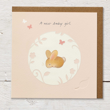 NB- Baby Rabbit Girl - McMillan Cards & Paper