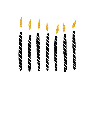 HB- Candles (100 x 135mm) - McMillan Cards & Paper